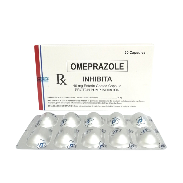INHIBITA Omeprazole 40mg Enteric-Coated Capsule 1's price in the ...